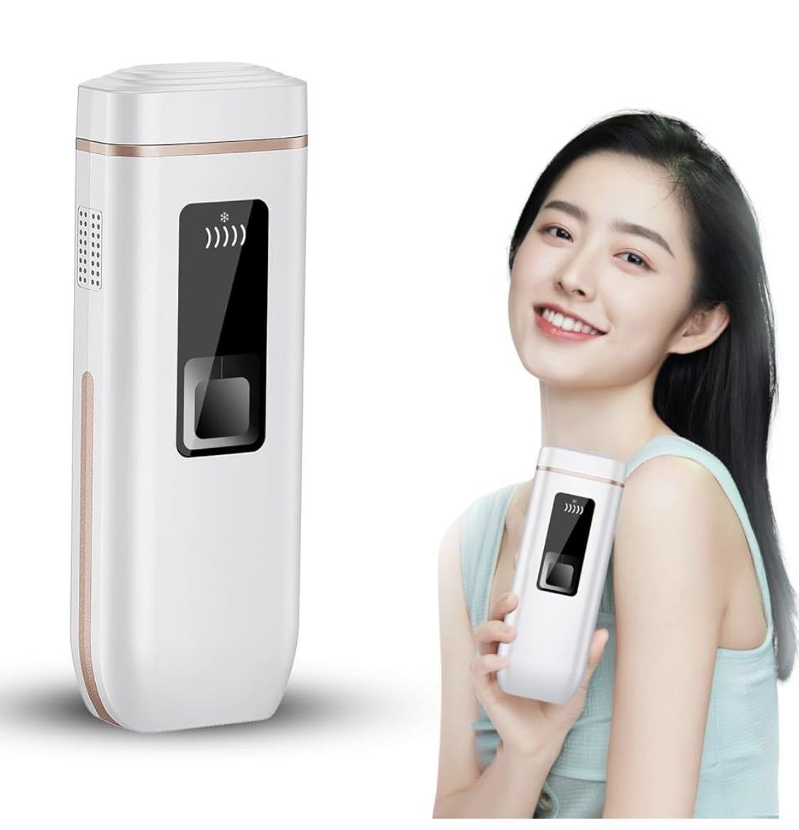 【未使用】Ni Zmir 脱毛器 無痛脱毛 IPL脱毛器 99万発 家庭用 軽量 5段階調節 メンズ 髭 レディース VIO対応の落札情報詳細 - ヤフオク落札価格検索 オークフリー