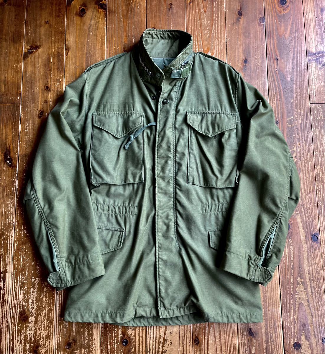 【目立った傷や汚れなし】60s 米軍実物 69年製 US ARMY M-65 2nd フィールドジャケット 希少サイズ X-SMALL REGULAR アルミジップ ビンテージ ミリタリーの ...