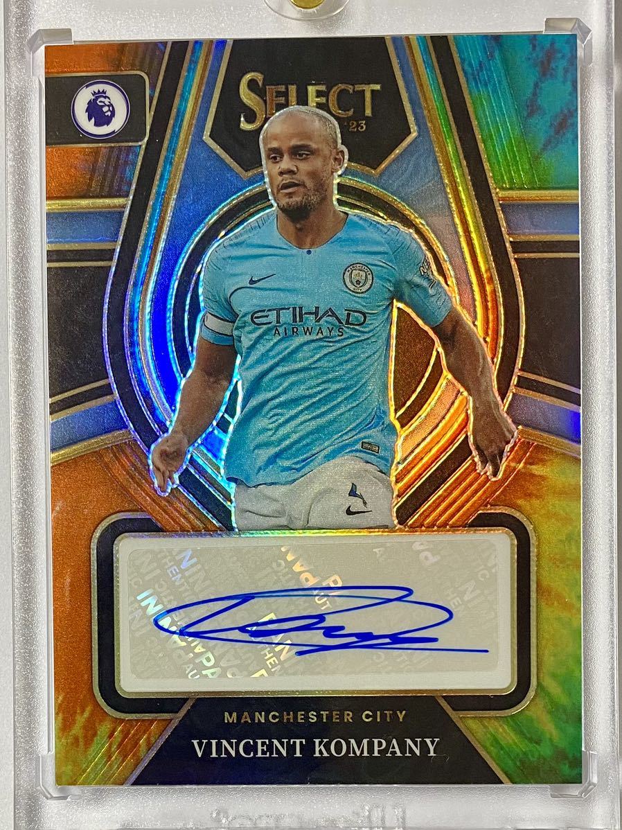 【未使用】【直筆サイン・25枚限定】VINCENT KOMPANY 2022-23 Panini Select Premier League ...