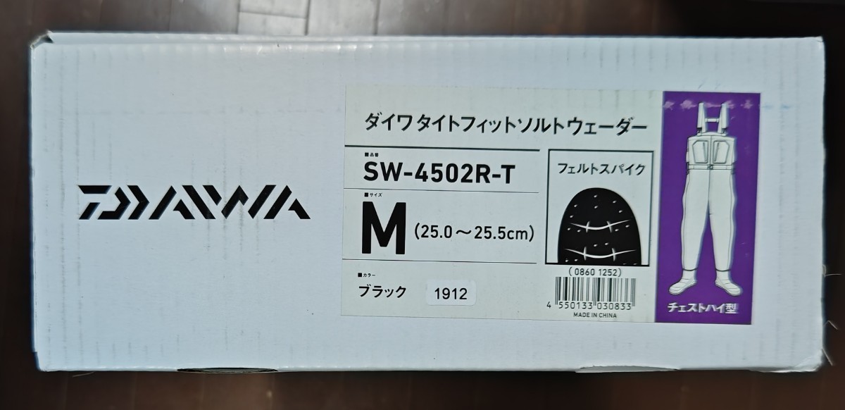 【未使用】ダイワ タイトフィットソルトウェーダー SW−4502R−T サイズ M フェルトスパイク ウェーダーの落札情報詳細 - ヤフオク ...