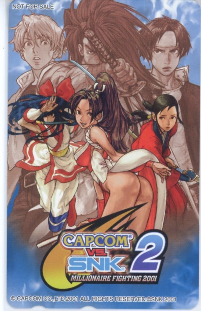 【目立った傷や汚れなし】[X1/5]CAPCOM VS. SNK 2 MILLIONAIRE FIGHTING 2001 特典テレカの落札情報詳細 - ヤフオク落札価格検索 オークフリー