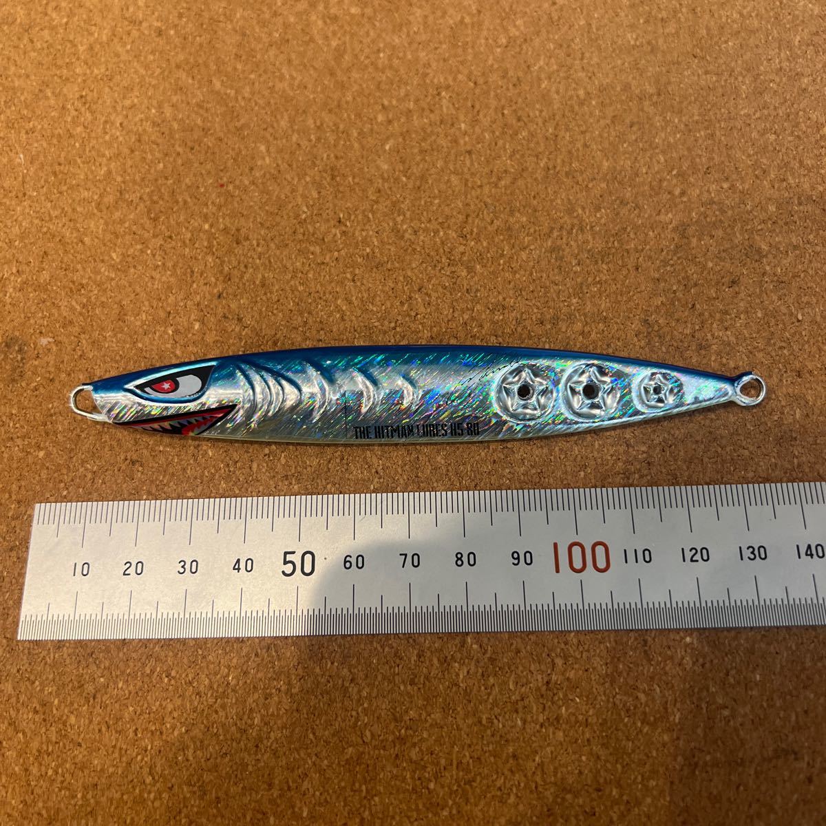 【目立った傷や汚れなし】J-928 ザ ヒットマンルアーズ ヒットマン ジグ H5 80 HITMAN JIG H5 80 実測85g メタル ...