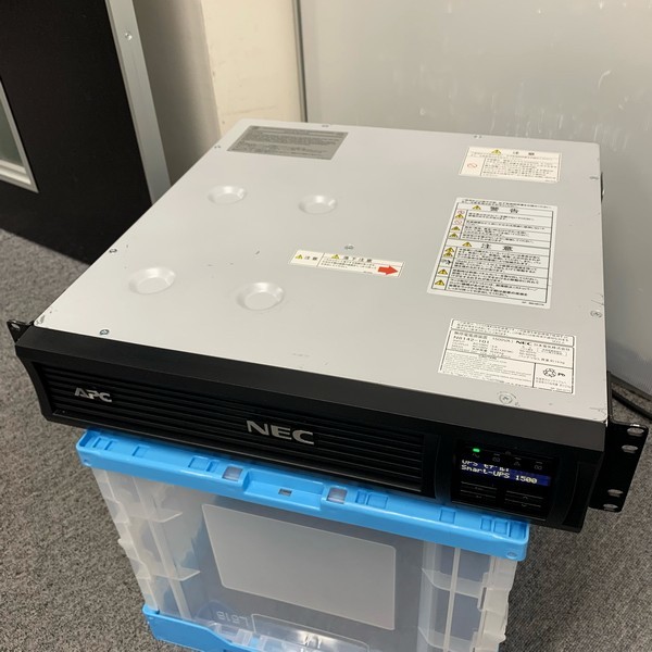 【やや傷や汚れあり】@S1415 現状品 保証無し ラック型 2U 無停電電源装置 NEC Express5800series Smart-UPS(NMT1500RMJ2UB)/N8142 ...