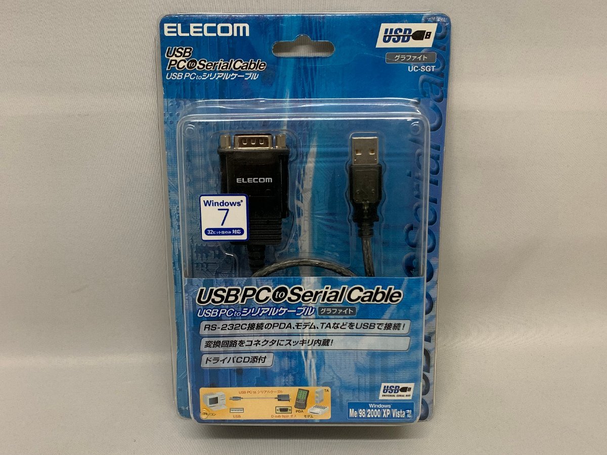【未使用】【未使用品】ELECOM USB PC to シリアルケーブル UC-SGT [グラファイト] [Etc]の落札情報詳細 - ヤフオク落札価格検索 オークフリー