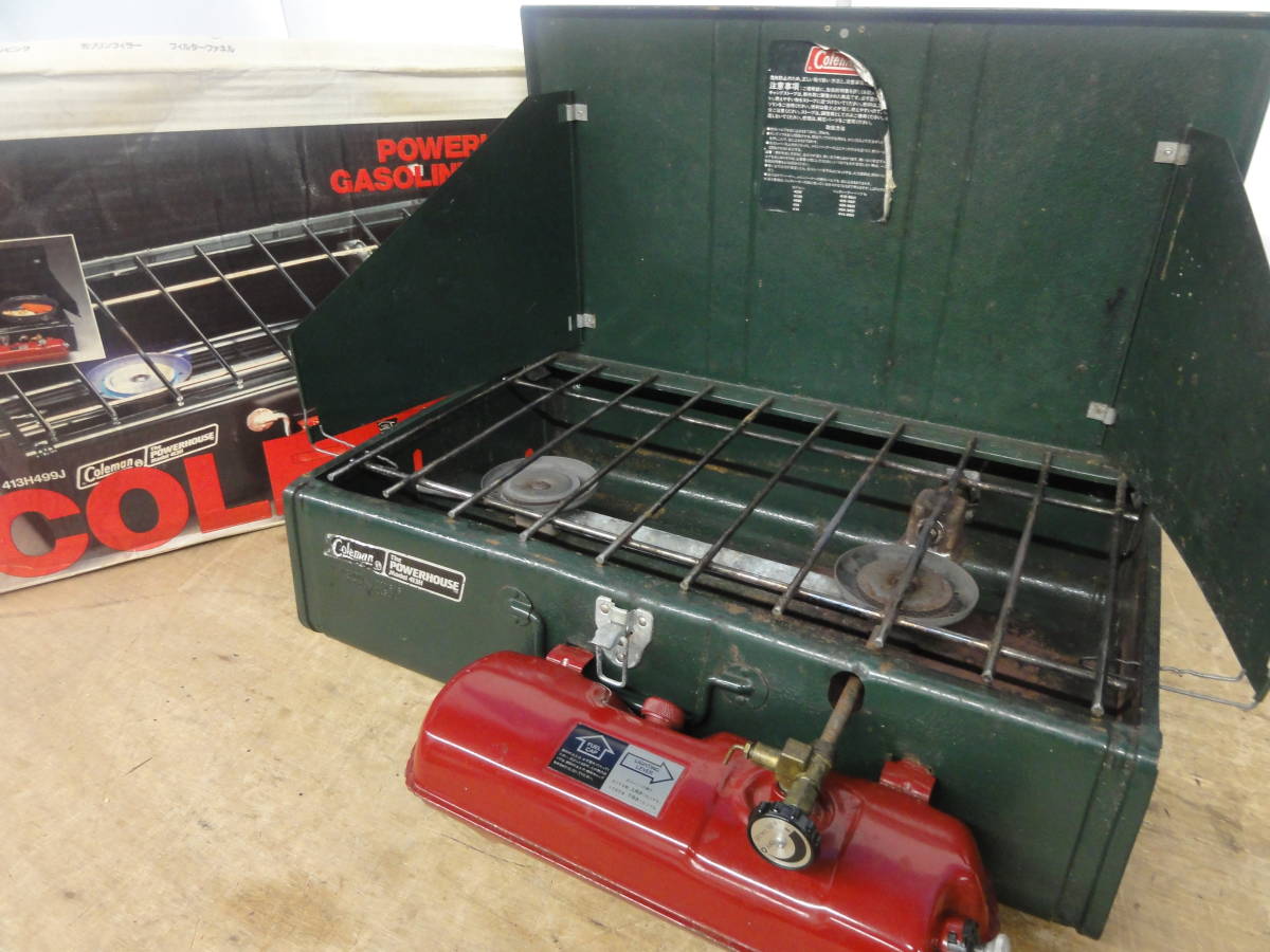【傷や汚れあり】♪Coleman コールマン 2バーナー 413H499J 動作未確認 ※ジャンク品 140の落札情報詳細 - Yahoo!オークション落札価格検索 オークフリー