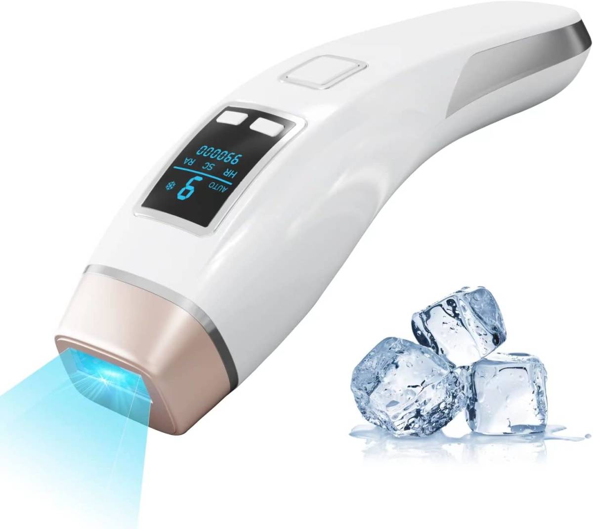 【未使用】HYB985 脱毛器 vio対応 冷感脱毛器 IPL 99万発 9段階調節 家庭用 だつもうき メンズ 髭 手動/自動モード 光美容器 光脱毛器 全身脱毛の落札情報詳細 ...