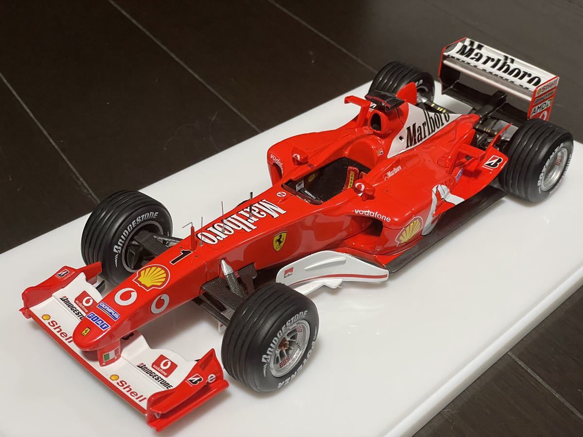 【目立った傷や汚れなし】Hot Wheels ホットウィール ELITE エリート 1/18 FERRARI フェラーリ F2003-GA シューマッハ 2003 マルボロ仕様の落札情報詳細 ...