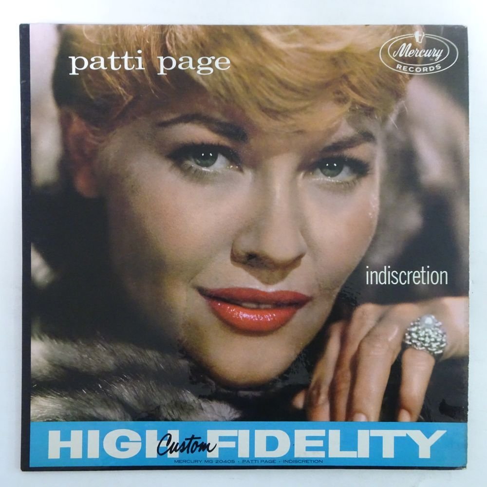 【やや傷や汚れあり】14028472;【US盤/Mercury/黒ラベル/MONO/深溝/コーティング】Patti Page ...
