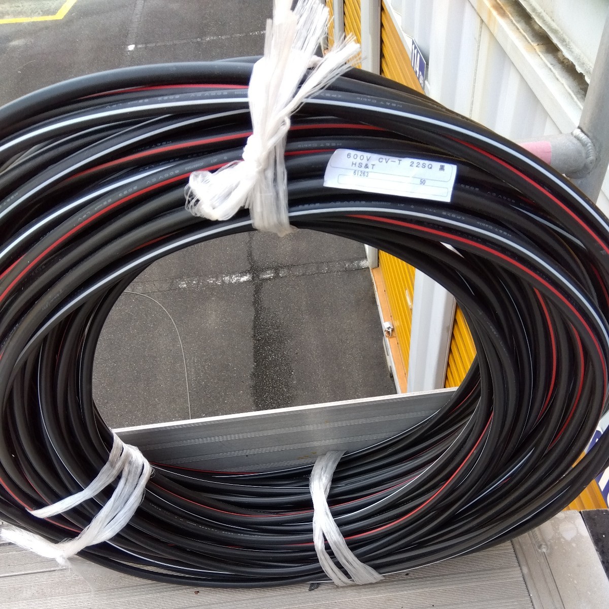 【未使用】CVT CV ケーブルCVTケーブル22sq × 3c 電線 ケーブル CVT CV 電線 3芯の落札情報詳細 - ヤフオク落札価格検索 オークフリー