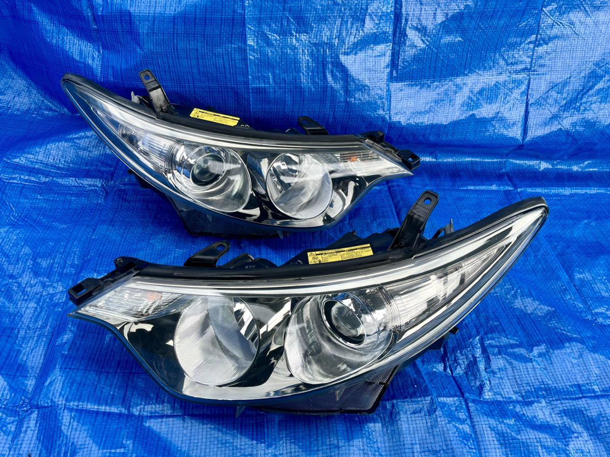 【目立った傷や汚れなし】中古トヨタエスティマ Gsr50w Acr50w Acr55w Gsr55w 純正 ヘッドライト