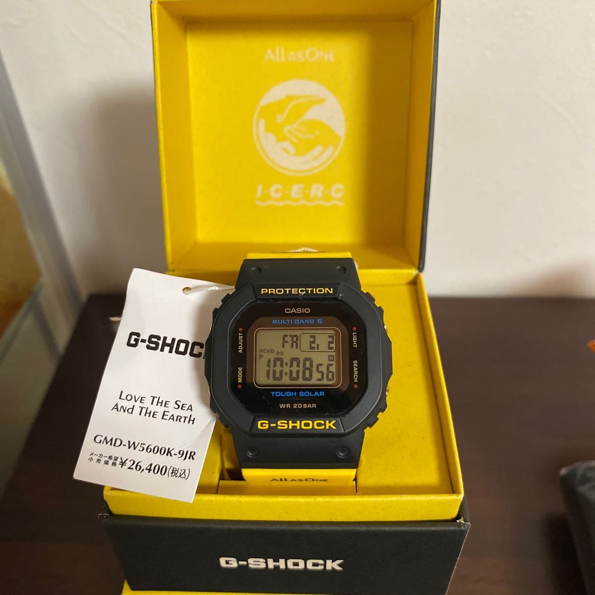 【目立った傷や汚れなし】G-SHOCK/ジーショック 腕時計 GMD-W5600K-9JR ブラック×イエロー カシオ CASIOの落札情報 ...