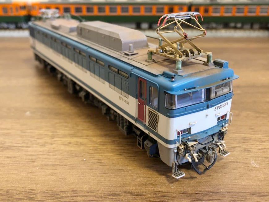 【目立った傷や汚れなし】KATO HO EF81 451（角目） （EF81 95改）ウェザリング &精密加工品の落札情報詳細 - Yahoo!オークション落札価格検索 オークフリー