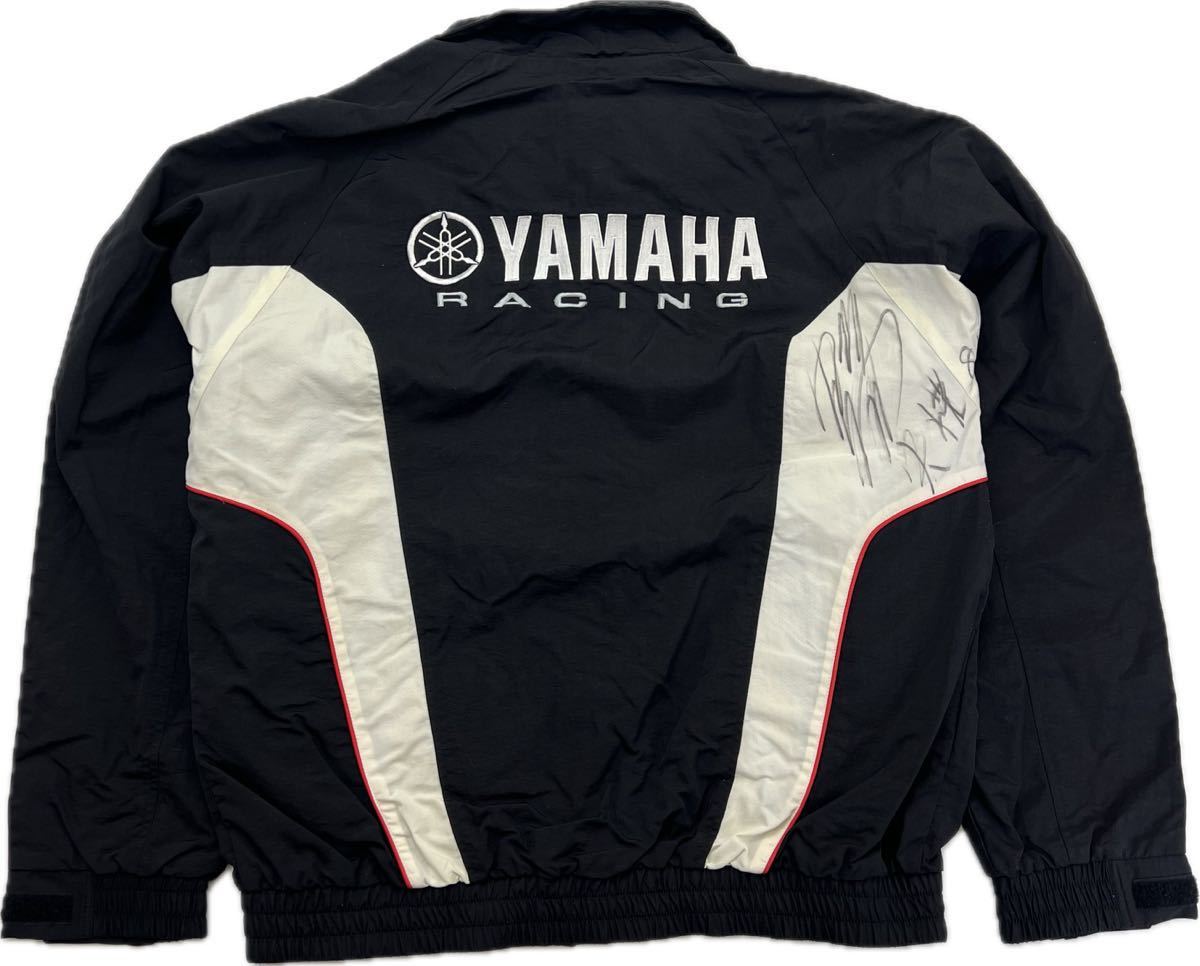 【目立った傷や汚れなし】YAMAHA ☆ Racing ナイロンジャケット ライディングジャケット ブラック LL サイン入り ツーリング バイカー 人気 ヤマハ レーシング J264の落札 ...