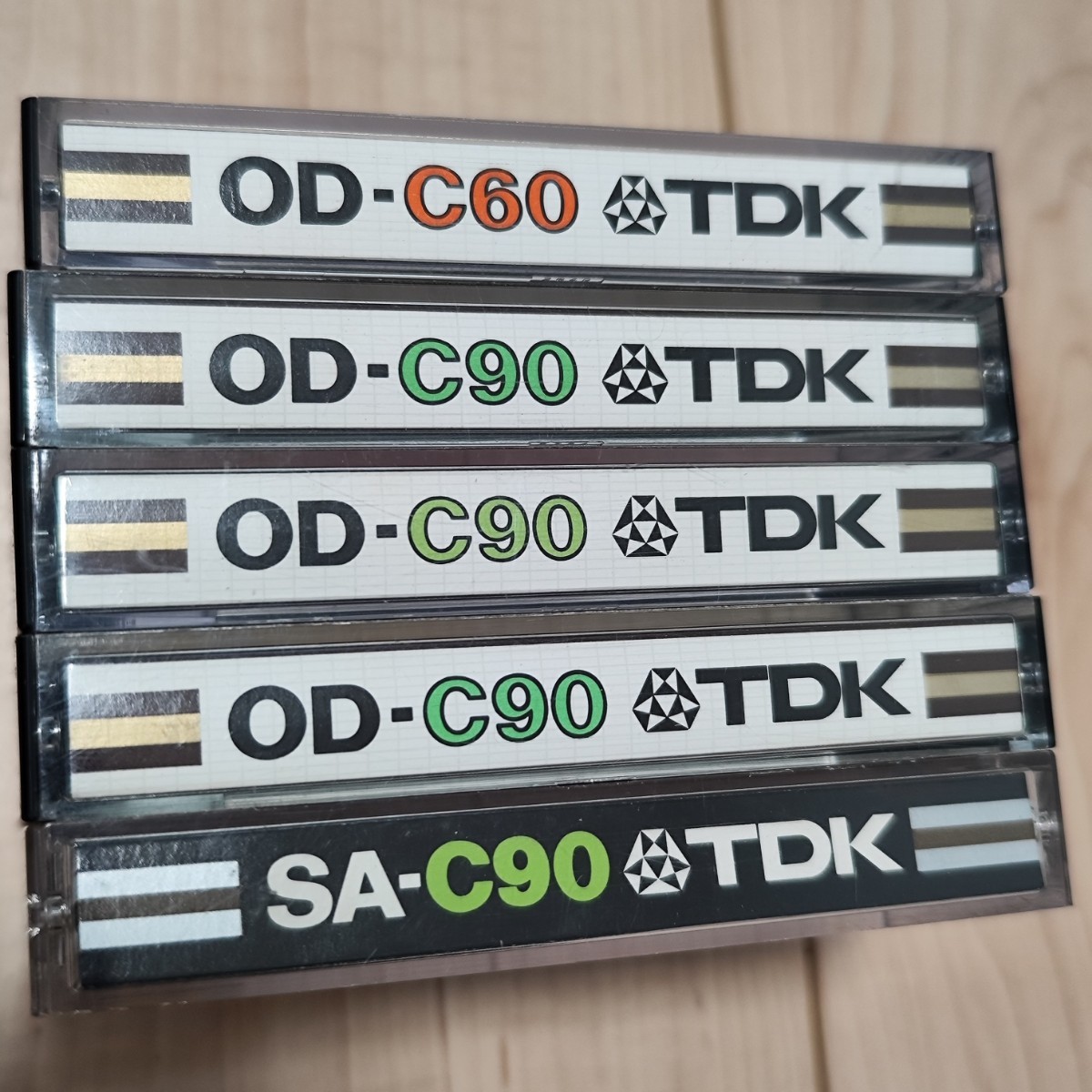 【やや傷や汚れあり】カセットテープ TDK 計5本、 TDK OD-C60 1本、 TDK OD-C90 2本、TDK SA-C90 1本 昭和レトロの落札情報詳細 - ヤフオク落札価格検索 ...