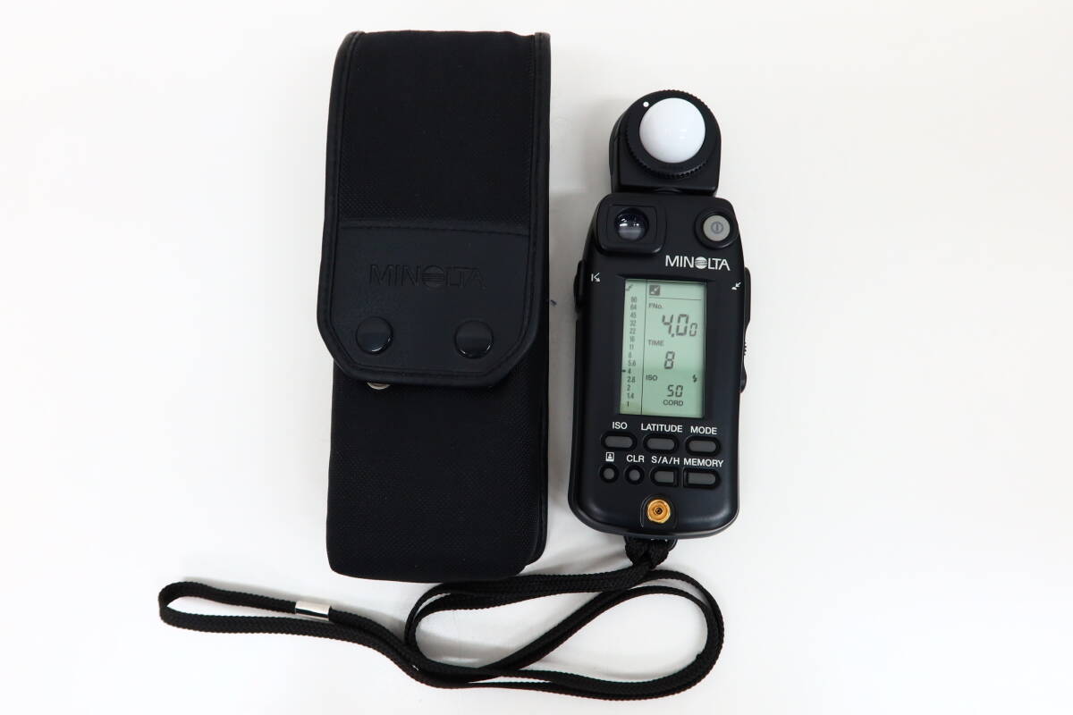 【目立った傷や汚れなし】MINOLTA ミノルタ FLASH METER VI フラッシュメーターVIの落札情報詳細 - ヤフオク落札価格検索 ...