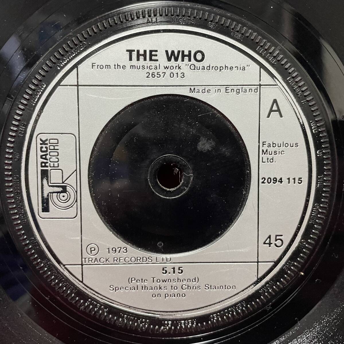 【やや傷や汚れあり】 UKorg7”s! THE WHO 5.15 の落札情報詳細 - ヤフオク落札価格検索 オークフリー
