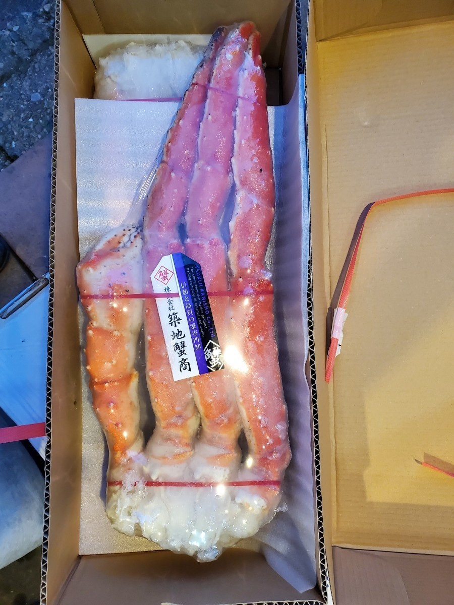 【未使用】特大ボイルたらばがに脚10L、1肩。2.5キロ前後のとても大きなたらばがに。！の落札情報詳細 - Yahoo!オークション落札価格検索 オークフリー