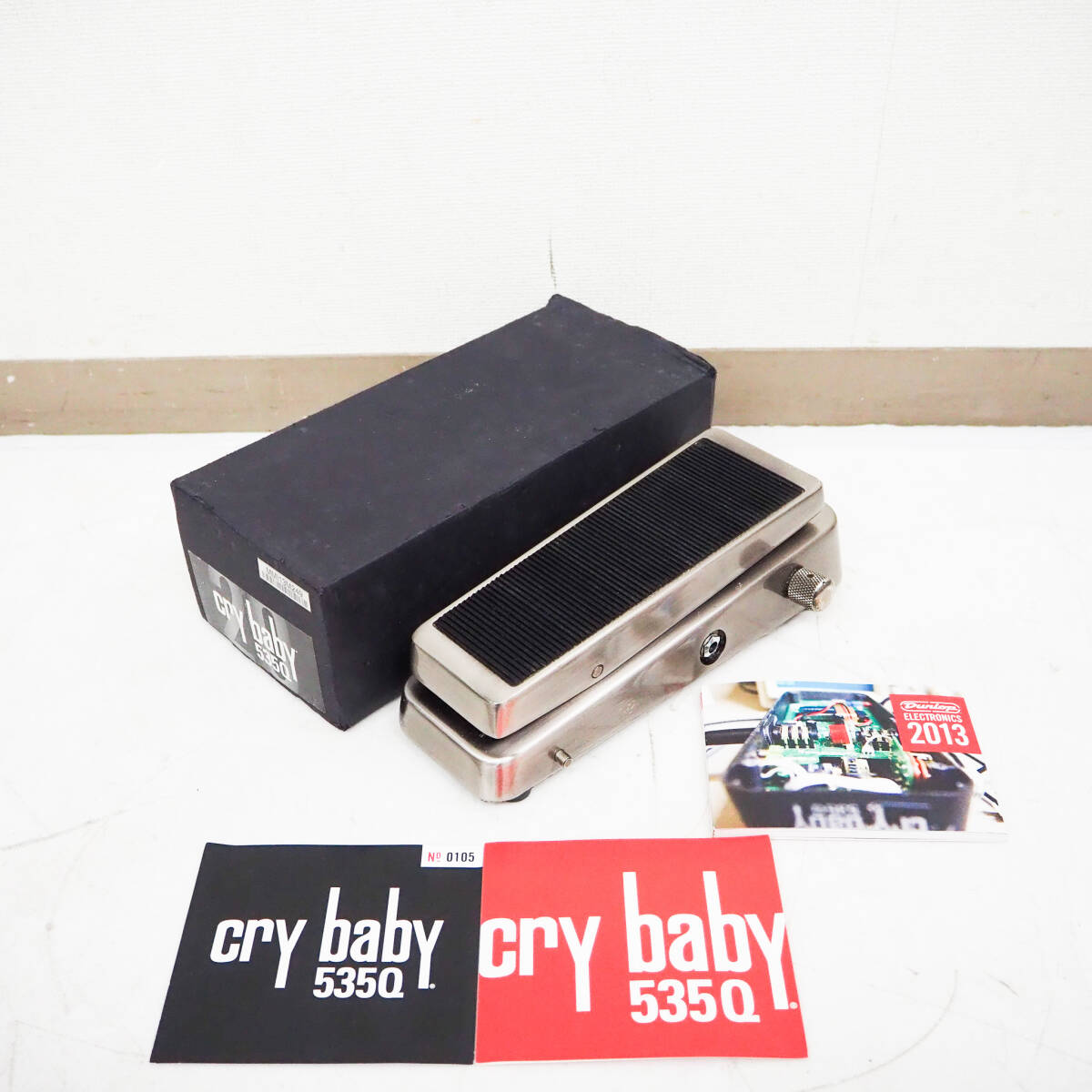 【やや傷や汚れあり】JIM DUNLOP ジムダンロップ CRYBABY クライベイビー 535Q マルチワウペダル 20TH ギター ...