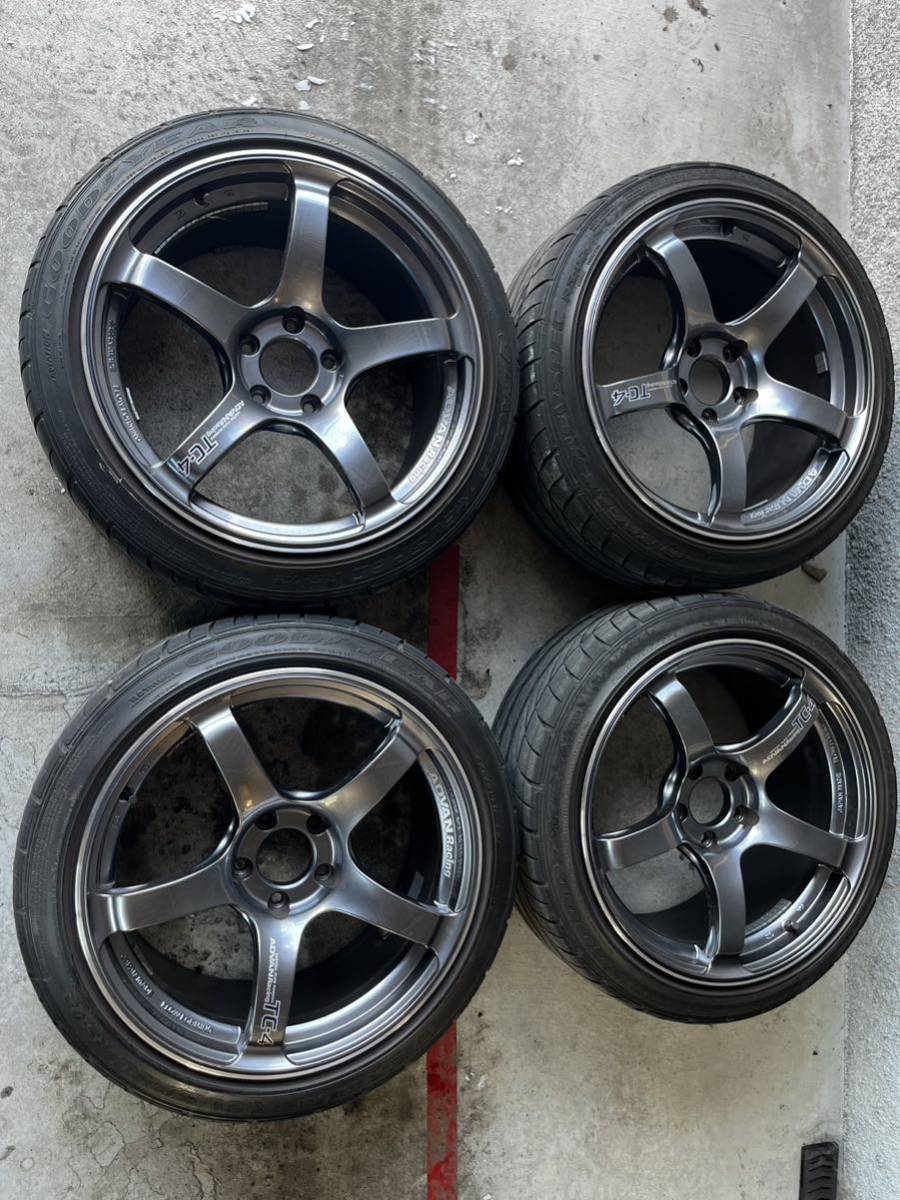 【目立った傷や汚れなし】18インチ 9 5j 45 Yokohama Advan Tc4 4本の落札情報詳細 ヤフオク落札価格検索 オークフリー