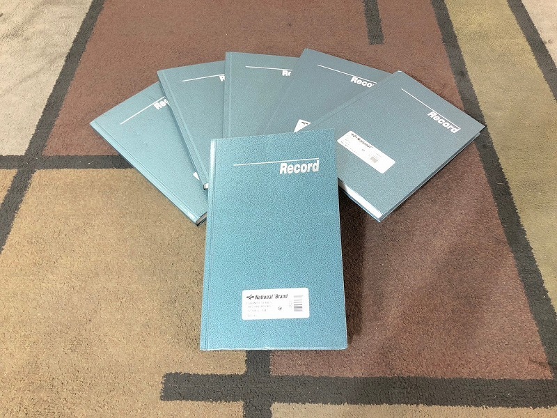 【未使用】【米軍放出品】未使用品 アメリカ文具 文房具5種セット レコードブック/ライティングパッド(メモパッド)/メモ帳 (180 ...