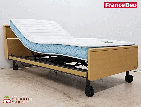 【やや傷や汚れあり】 展示品 France Bed フランスベッド クォーレックス/RX-HU-Ag-PW シングルベッド 電動リクライニングベッド 2モーター 照明付 42万の落札情報詳細 ...