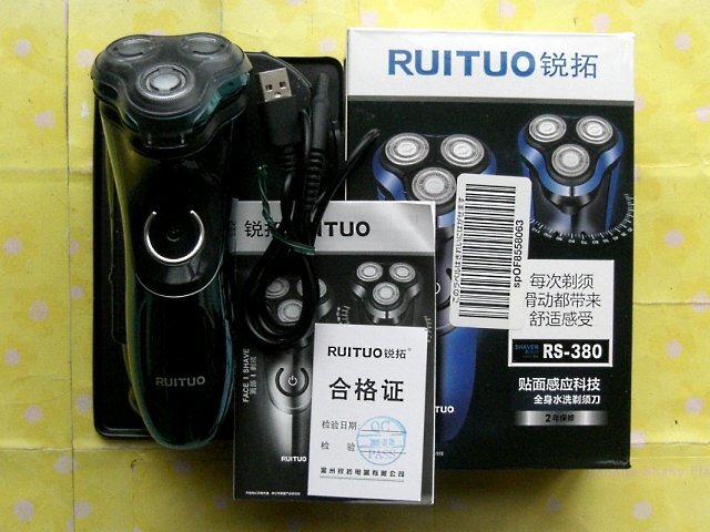 【目立った傷や汚れなし】 激安即決 USB充電 3枚丸刃、RUITUO RS-380 の落札情報詳細 - Yahoo!オークション落札価格検索 ...