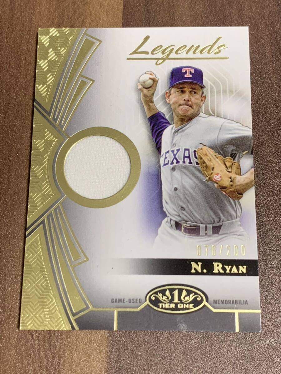 【未使用】【Nolan Ryan / Texas Rangers】Game Used jersey card 2023Topps Tier ...
