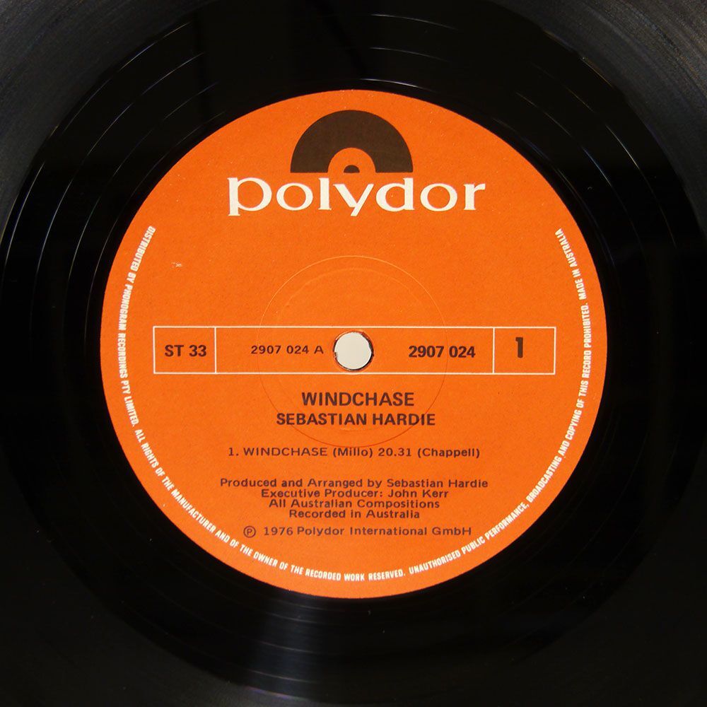 【やや傷や汚れあり】SEBASTIAN HARDIE/WINDCHASE/POLYDOR 2907024 LPの落札情報詳細 - Yahoo!オークション落札価格検索 オークフリー