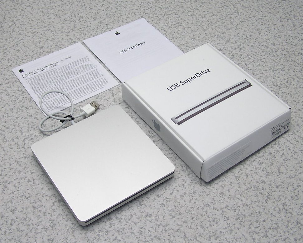 【目立った傷や汚れなし】 10台入荷 Apple/アップル USB SuperDrive A1379（MD564ZM/A) ノートPC専用DVDマルチドライブ 箱付き美品！の落札情報詳細 ...