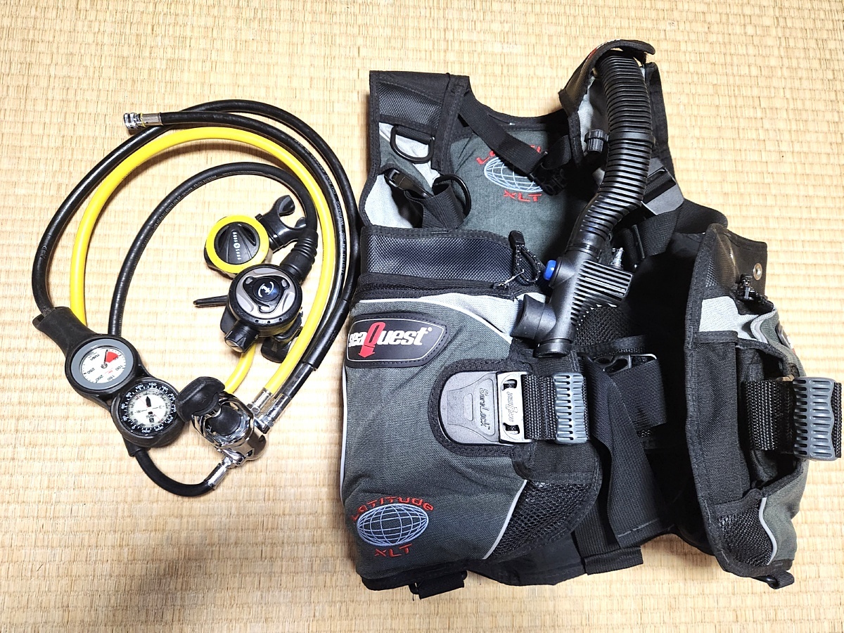 【傷や汚れあり】レギュレーター TUSA Aqualung BCジャケット Seaquest SMサイズ スキューバ 140s24-0889の落札情報詳細 - Yahoo!オークション落札価格 ...