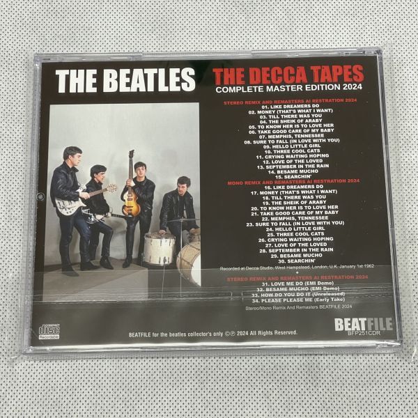 【未使用】NEW! BFP-251: THE BEATLES - THE DECCA TAPES - COMPLETE MASTER [ビートルズ]の落札情報詳細 - Yahoo!オークション ...