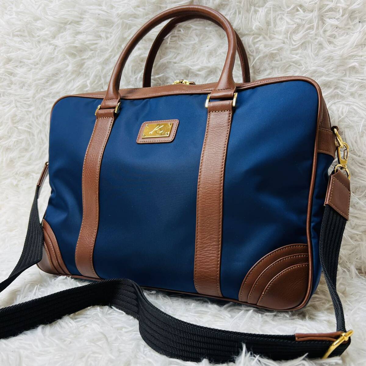 【やや傷や汚れあり】1円〜 美品 Kitamura キタムラ 国産 ロゴ トートバッグ ビジネス ブリーフケース 大容量 A4 レディース メンズ レザー ネイビー 紺色の落札情報詳細 ...