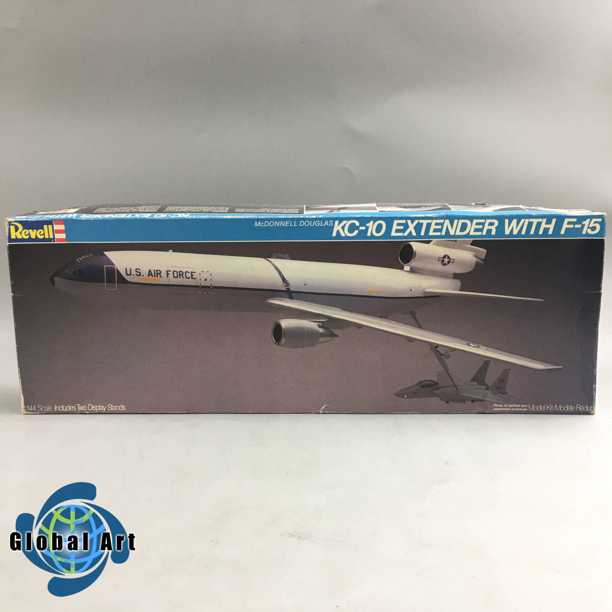 【未使用】★E03013【未組立品】Revell レベル/プラモデル/マクドレルダグラス KC-10 EXTENDER WITH F-15 ...