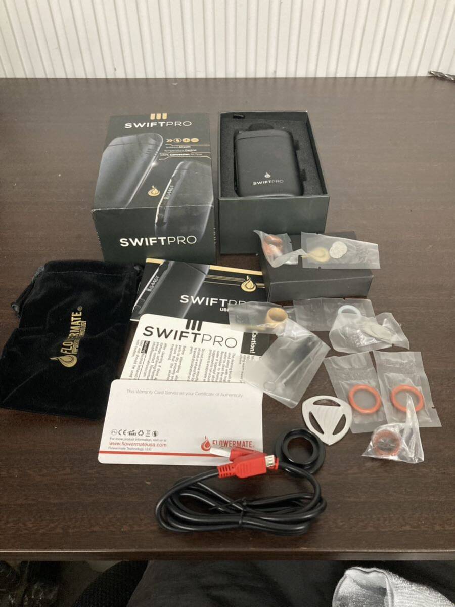 【目立った傷や汚れなし】★ SWIFTPRO スウィフトプロ ヴェポライザー 電子タバコ 電子喫煙具 喫煙グッズ 愛煙家 付属品付き 箱付きの落札情報詳細 - ヤフオク落札価格検索 オークフリー