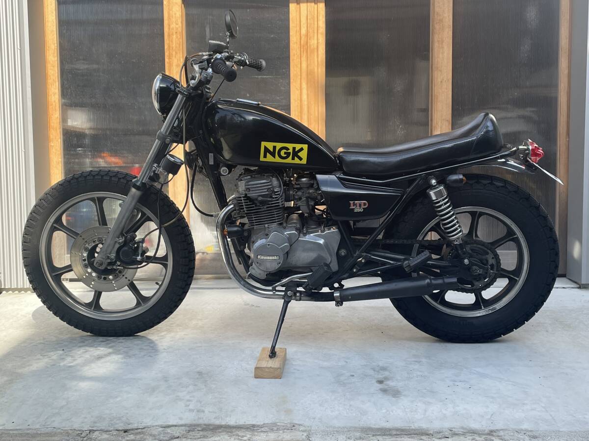 【傷や汚れあり】再出品 KAWASAKI Z250ltd 1985年式 ツイン カスタム トラッカー ダート GX250 XS250 TR250 SR400の落札情報詳細 - ヤフオク落札価格 ...