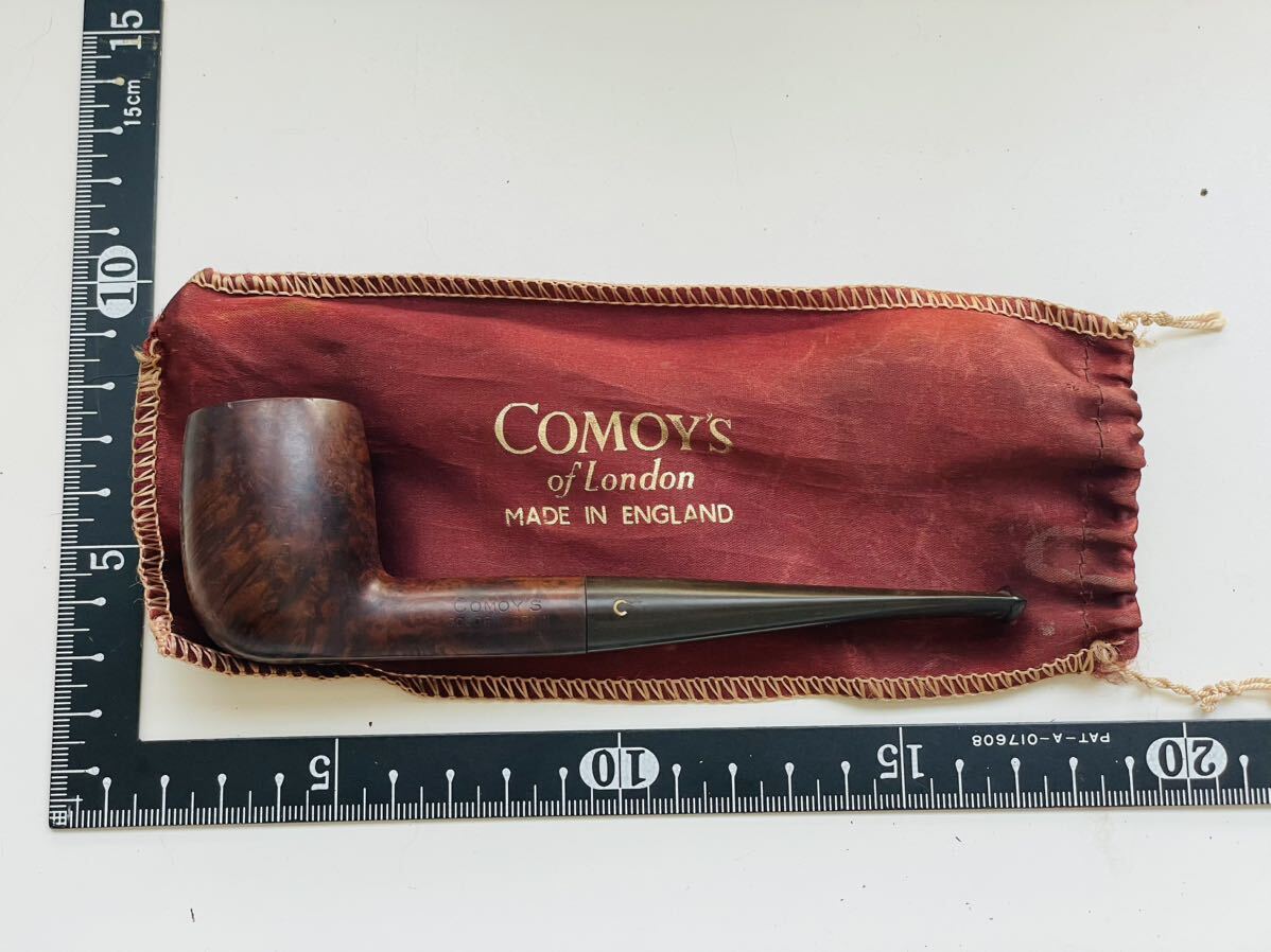 【やや傷や汚れあり】COMOYS COMOY’S コモイ GOLDEN GRAIN パイプ キセル 煙管 喫煙具 ビンテージ 木製 現状品の ...