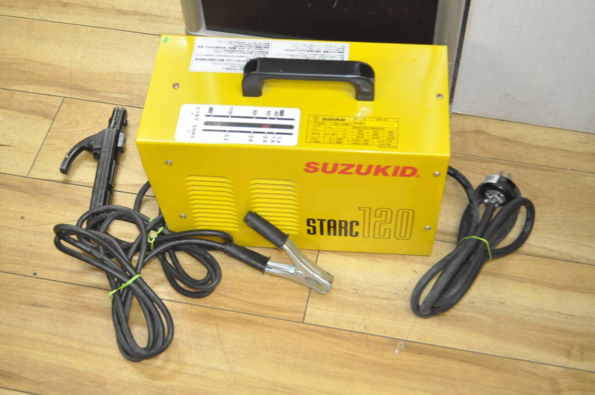 【目立った傷や汚れなし】T SUZUKID スズキッド 100V/200V兼用 低電圧交流被覆アーク溶接機 STARC120 スターク SSC-122 現状品の落札情報詳細 - ヤフオク落札 ...