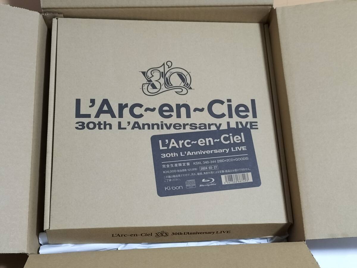 【目立った傷や汚れなし】ラルクアンシエル L'Arc〜en〜Ciel 30th L'Anniversary LIVE 完全生産限定盤 Blu-ray2枚+ライブCD2枚組の落札情報詳細 ...