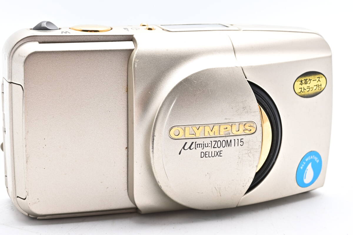 【全体的に状態が悪い】1B-134 OLYMPUS オリンパス μ[mju:] ZOOM 115 DELUXE コンパクトフィルムカメラの落札情報詳細 - ヤフオク落札価格検索 オークフリー