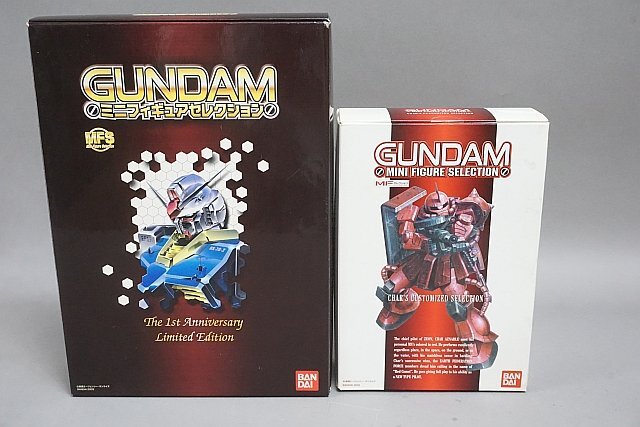 【傷や汚れあり】★ BANDAI バンダイ ガンダム MFS ミニフィギュアセレクション・The 1st Anniversary Limited Edition 2点セット フィギュアの落札 ...
