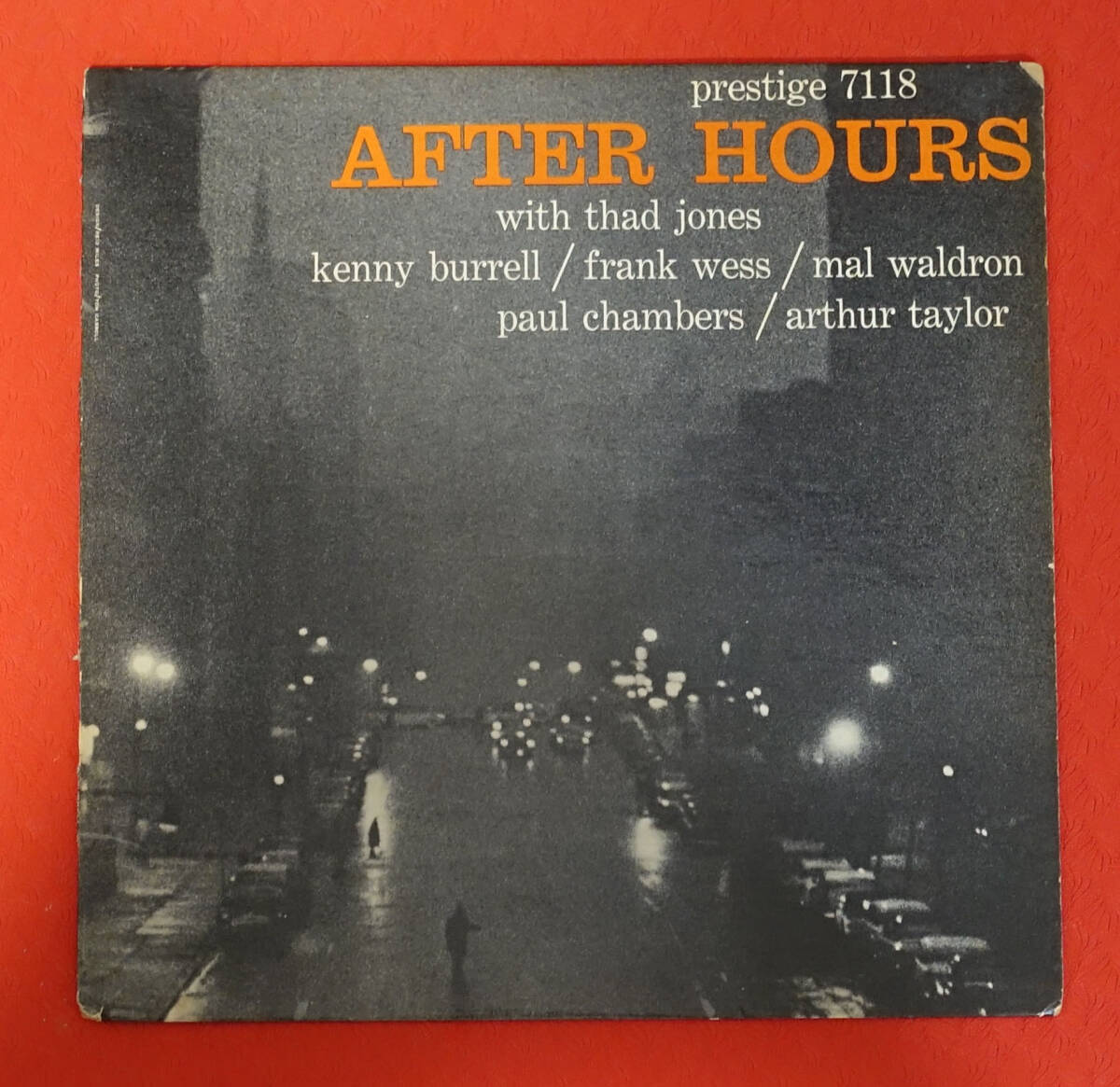 【やや傷や汚れあり】US Prestige PRLP 7118 オリジナルAFTER HOURS WITH Thad Jones&Kenny ...