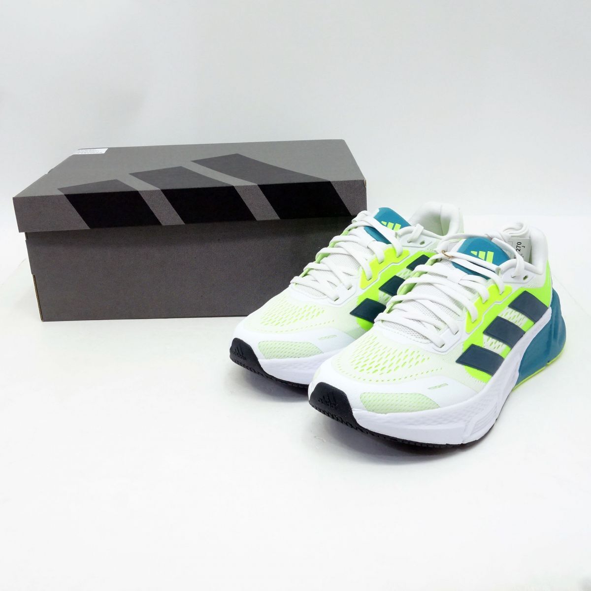 【未使用】116【未使用】adidas/アディダス QUESTAR 2M IF2233 27cm ランニングシューズの落札情報詳細 ...