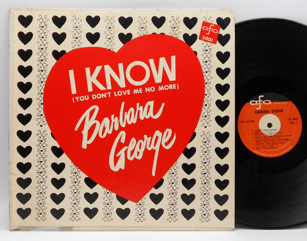 【傷や汚れあり】★US ORIG MONO LP★BARBARA GEORGE/I Know (You Don't Love Me No ...