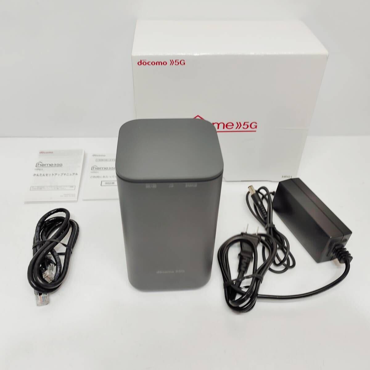 【やや傷や汚れあり】 NTTドコモ HR01 ホームルーター NTT DoCoMo ダークグレー 付属品完備 home 5G Wi-Fi ネットワーク インターネット S3129の落札情報詳細 ...