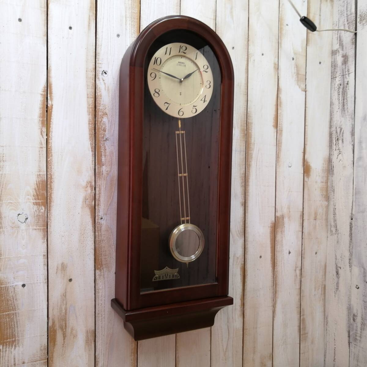 【中古】SEIKO/セイコー【掛け時計】 EMBLEM HS304B 振り子時計 高級品の落札情報詳細 - Yahoo!オークション落札価格 ...