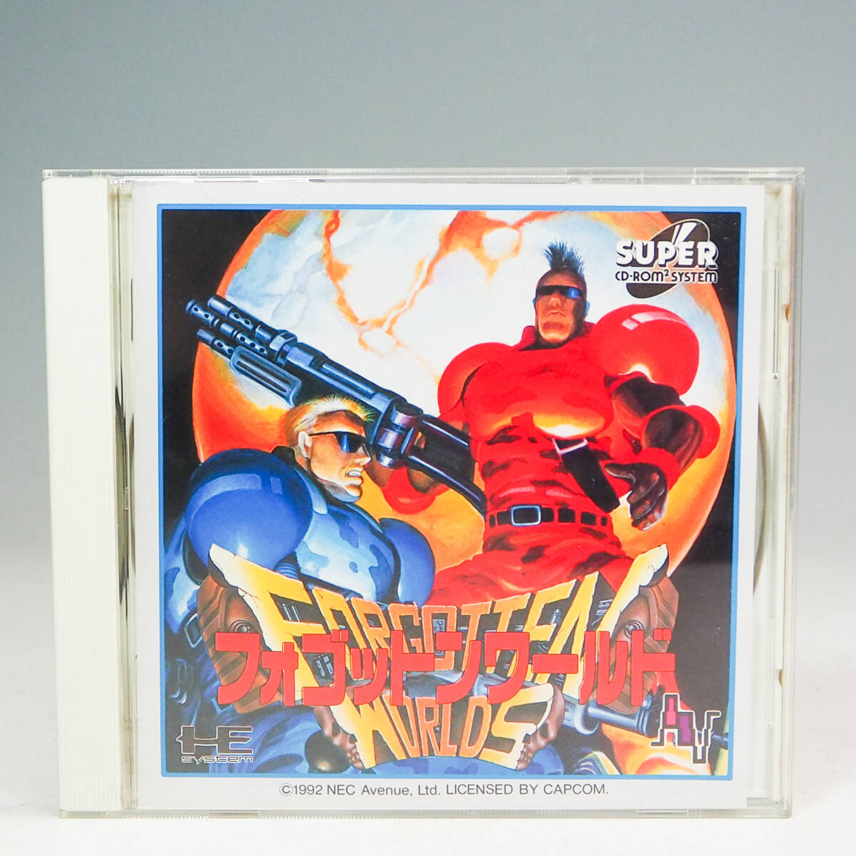 【やや傷や汚れあり】PC Engine PCエンジン SUPER CD-ROM2 FORGOTTEN WORLDS フォゴットンワールド NAPR-1025 NECアベニュー シューティング ...