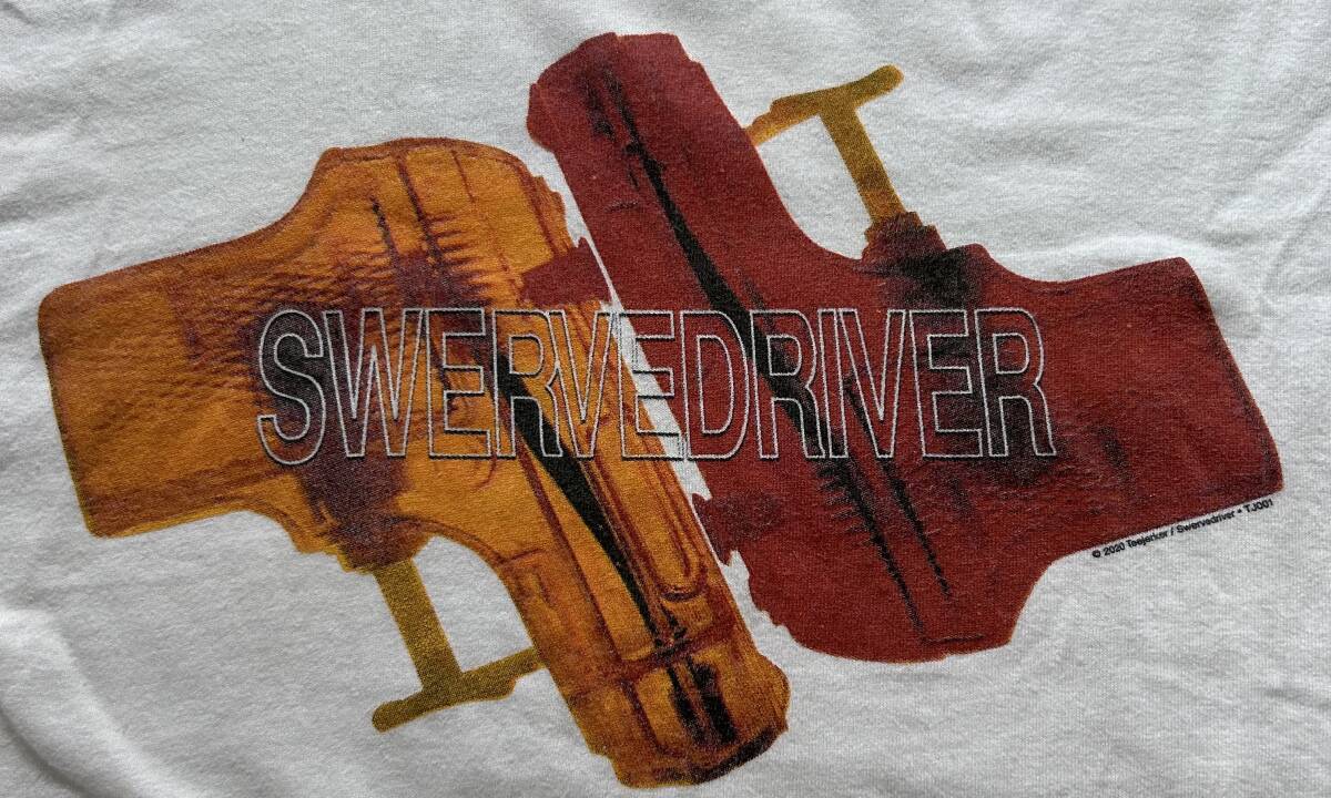 【やや傷や汚れあり】90's swervedriver tシャツRIDE curve my bloody valentine dinosaur ...