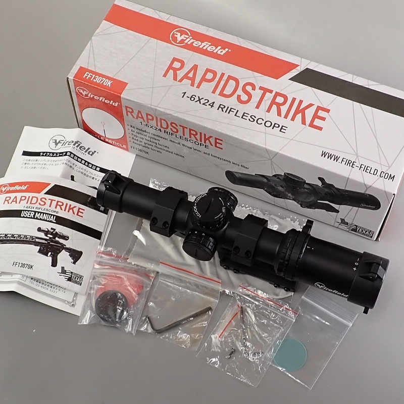 【未使用に近い】 FK-3677 Firefield RapidStrike 1-6X24 Riflescope 未使用の落札情報詳細 - ヤフオク落札価格検索 オークフリー
