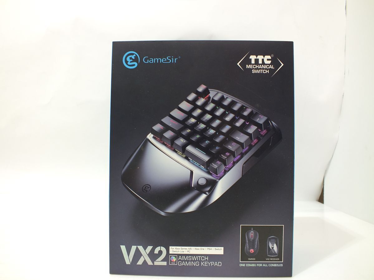 【未使用】n4463 GameSir VX2 AimSwitch ゲーミングキーボード 片手キーボード マウス キーボードセット [093-240617]の落札情報詳細 - ヤフオク落札価格 ...