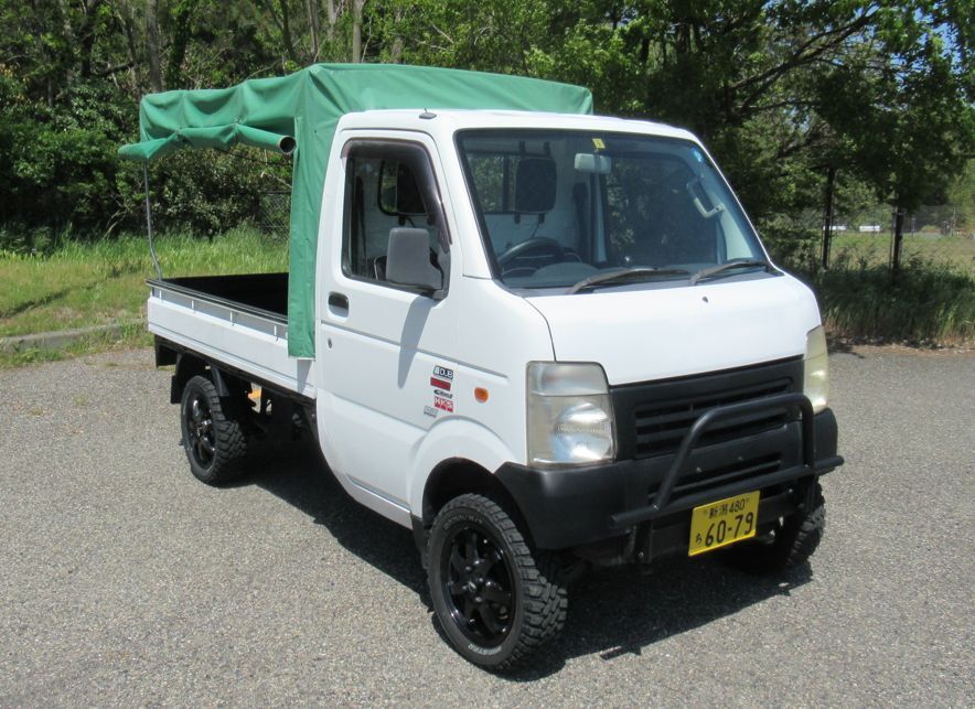 【走行距離 122,036 km】平成20年式 キャリイトラック DA63T 4WD AT 車検令和8年7月 幌付！の落札情報詳細 - Yahoo!オークション落札価格検索 オークフリー